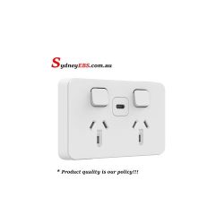 Clipsal Iconic Double Power Point 10A with USB-C Charger. – Sydney ...
